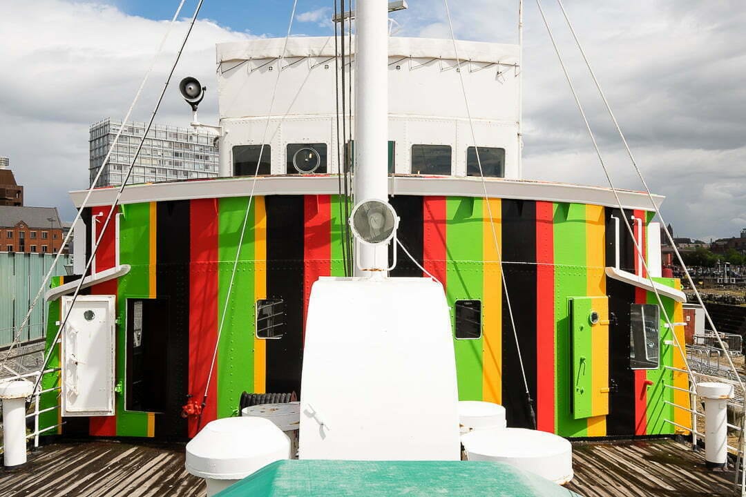 Liverpool Biennial Dazzle Ship | Pete Carr
